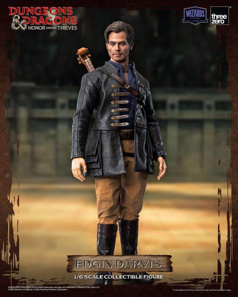 ThreeZero Edgin Darvis Figure Dungeons and Dragons Honor Among Thieves ...