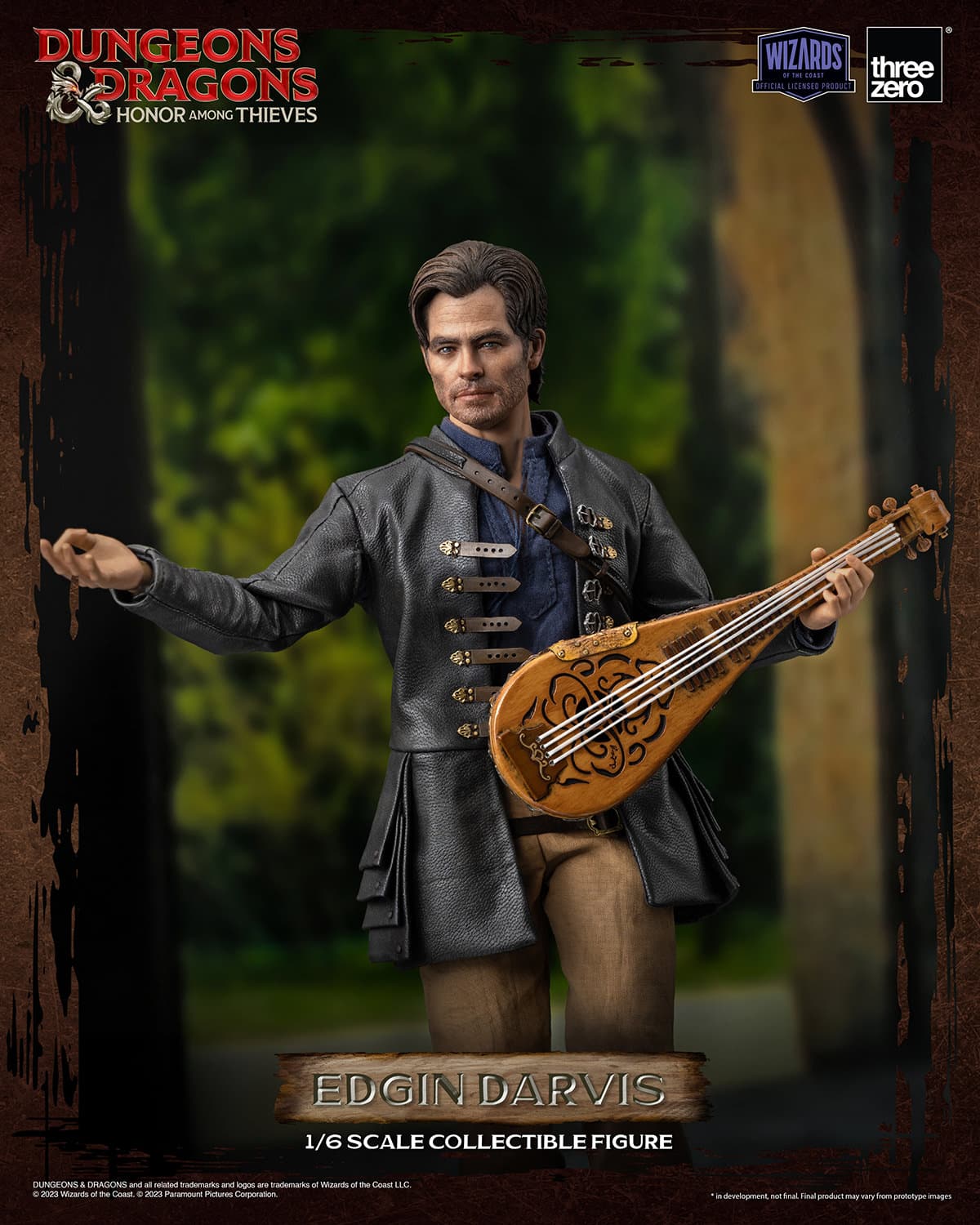 ThreeZero Edgin Darvis Figure Dungeons and Dragons Honor Among Thieves ...