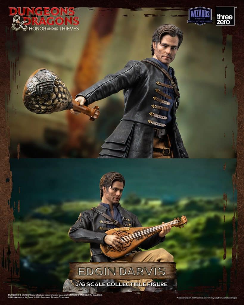 ThreeZero Edgin Darvis Figure Dungeons and Dragons Honor Among Thieves ...