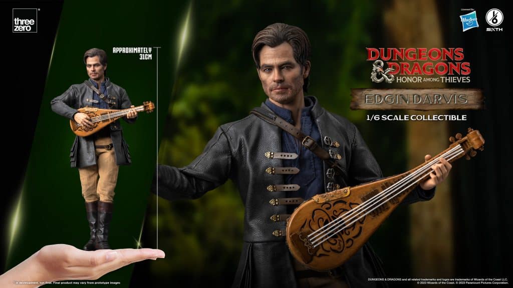 ThreeZero Edgin Darvis Figure Dungeons and Dragons Honor Among Thieves ...