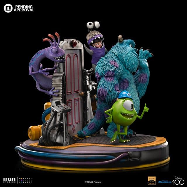 Iron Studios Monsters Inc. Statue Deluxe Disney Limited Collectible ...