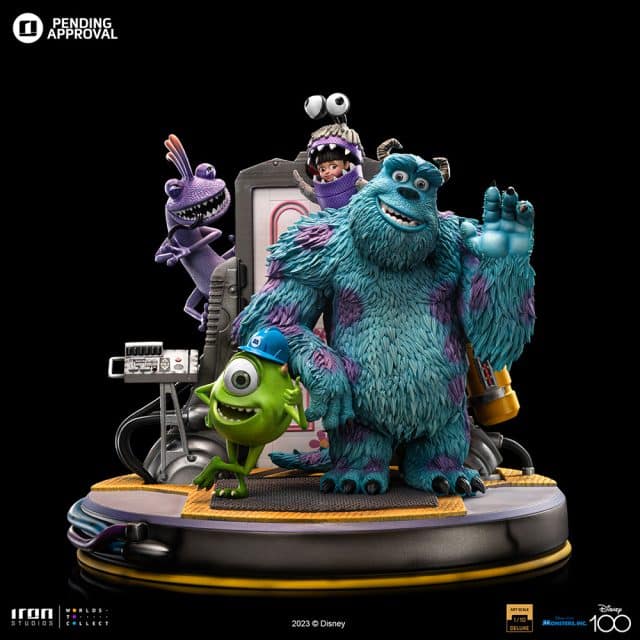 Iron Studios Monsters Inc. Statue Deluxe Disney Limited Collectible ...