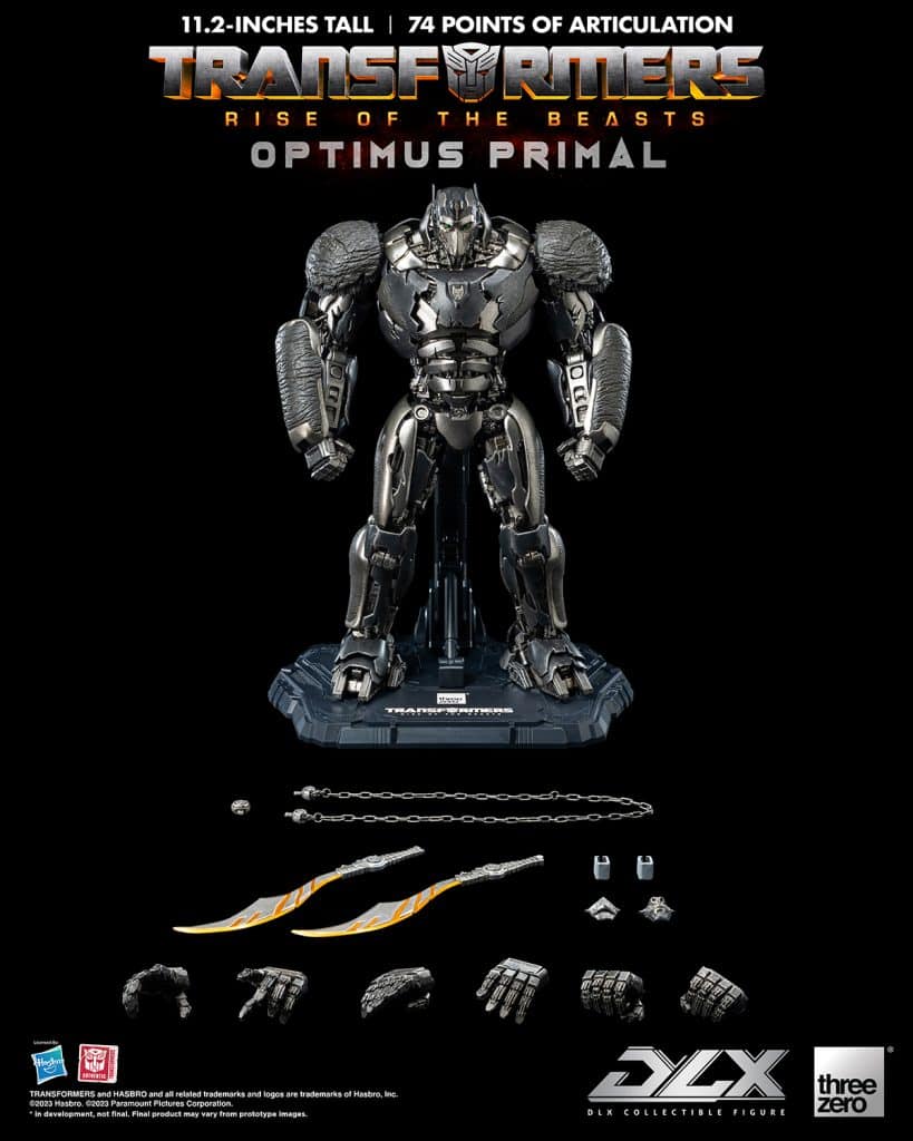 ThreeZero Optimus Primal Figure Transformers Rise Of The Beasts Limited ...