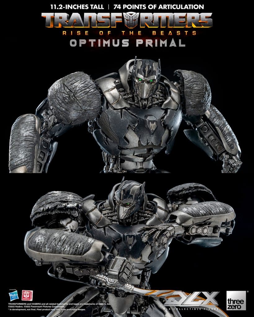 ThreeZero Optimus Primal Figure Transformers Rise Of The Beasts Limited ...