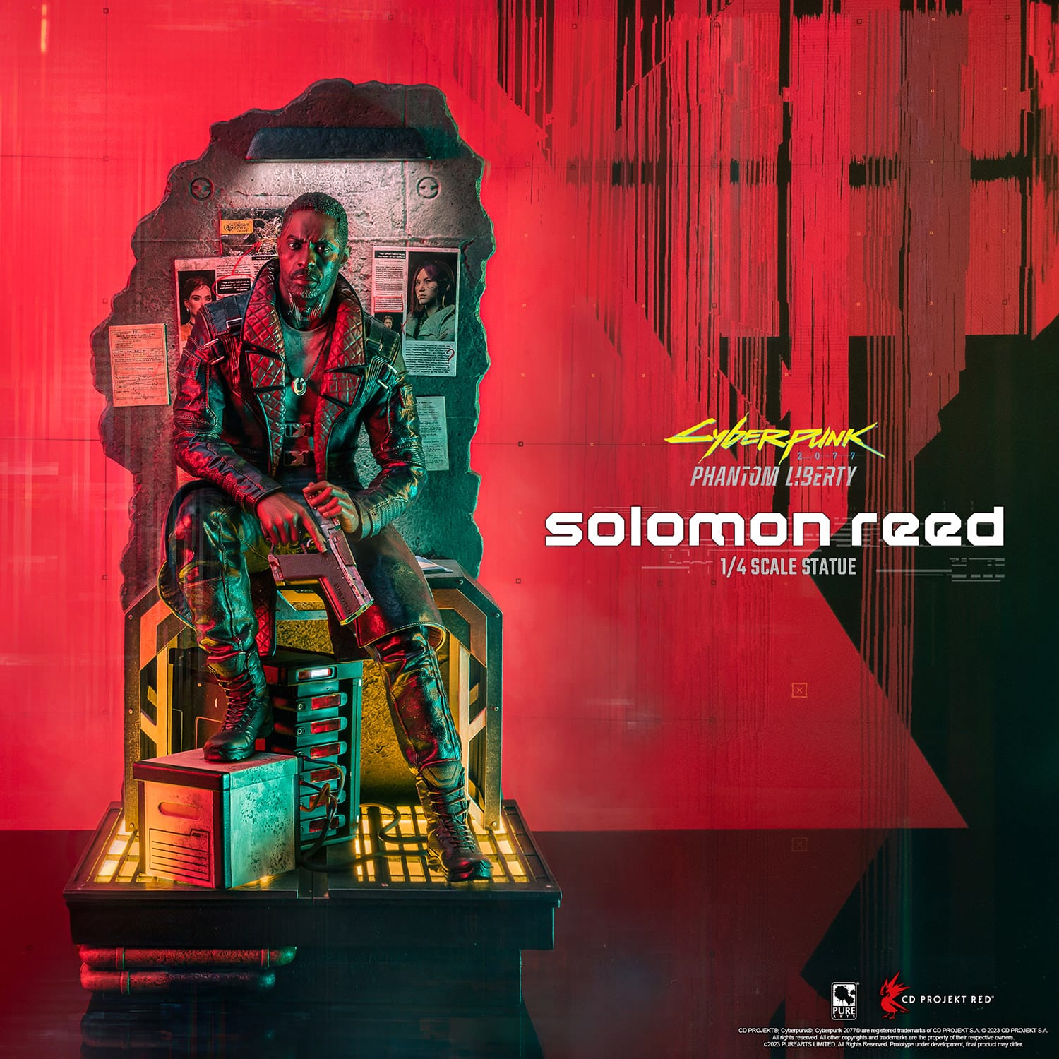 PureArts Solomon Reed Statue Cyberpunk 2077 Limited Collectible - Comic ...