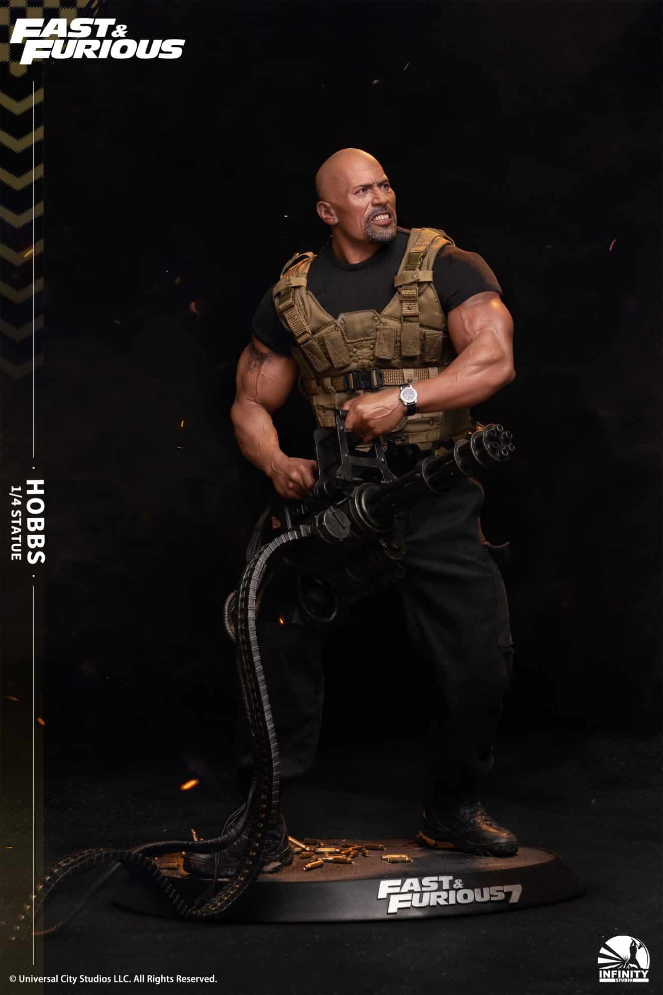 Infinity Studio Hobbs Statue 1/4 Scale Fast And Furious 5 (Fast Five ...