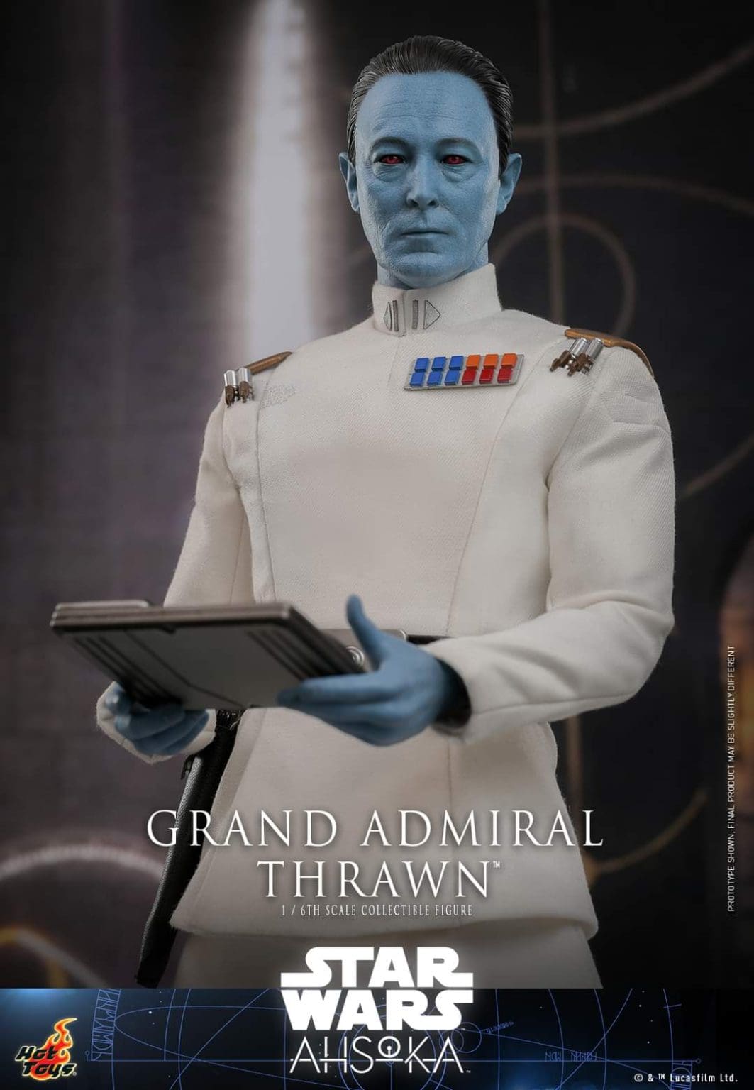 Hot Toys Grand Admiral Thrawn Figure Star Wars Limited Sixth Scale ...