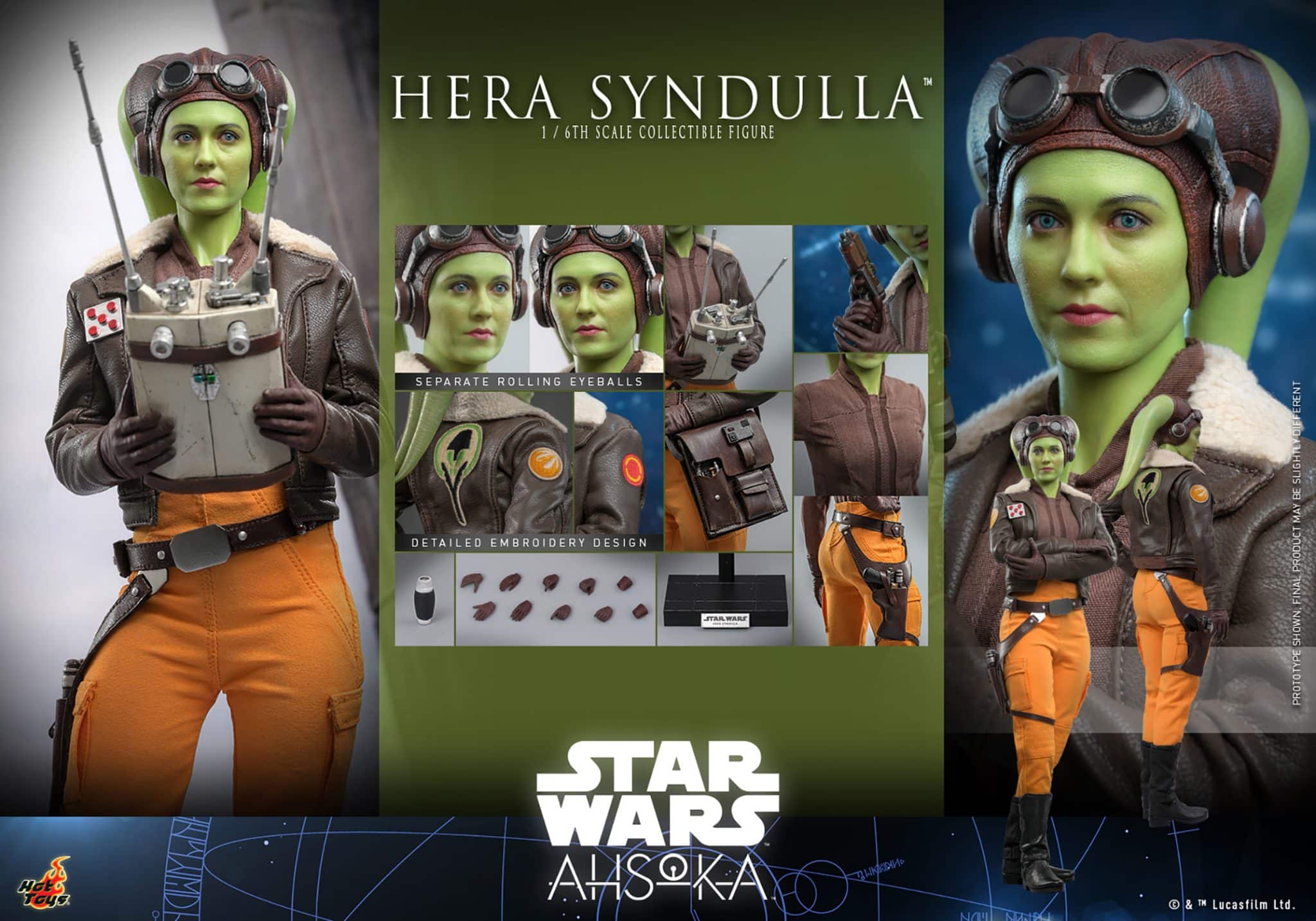 Hot Toys Hera Syndulla Sixth Scale Figure Star Wars Limited 1/6 ...
