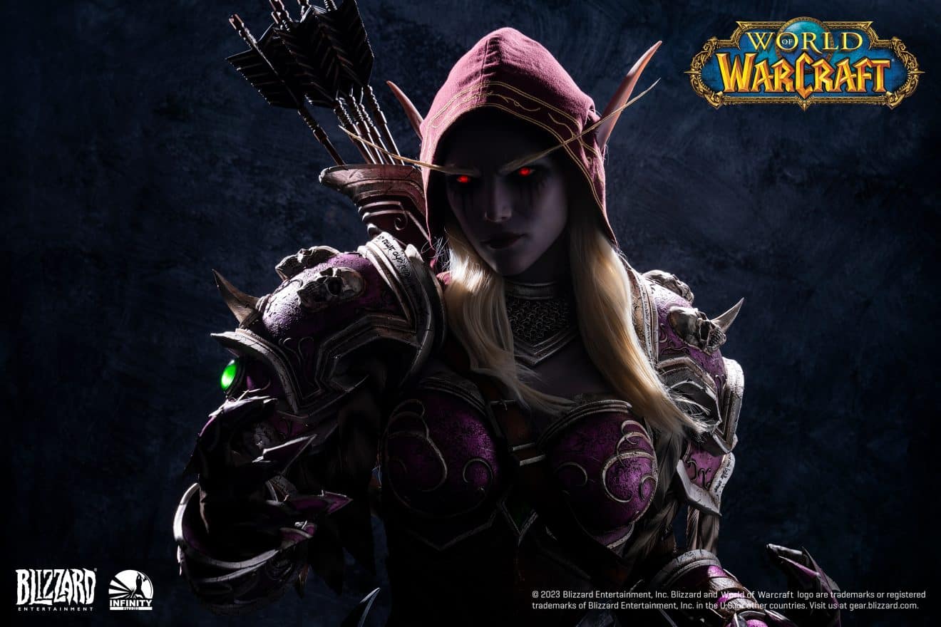 Infinity Studio Sylvanas Windrunner Bust Life-Size World Of Warcraft Limited Collectible Statue ...