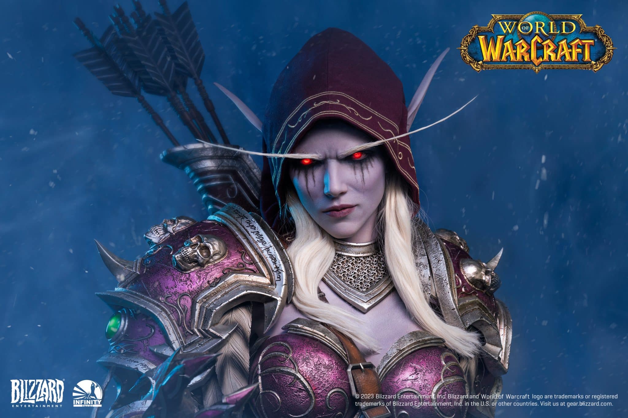 Infinity Studio Sylvanas Windrunner Bust Life-Size World Of Warcraft Limited Collectible Statue ...