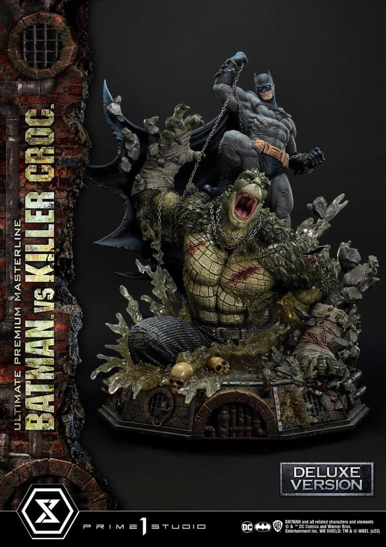 Prime 1 Studio Batman Versus Killer Croc Statue Diorama DC Comics 1/4 ...
