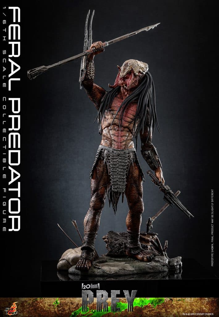 Hot Toys Feral Predator Sixth Scale Figure Predator 1/6 Scale Limited ...