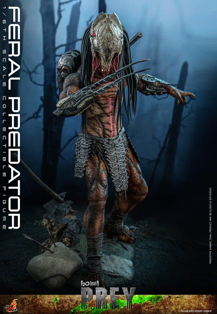 Hot Toys Feral Predator Sixth Scale Figure Predator 1/6 Scale Limited ...