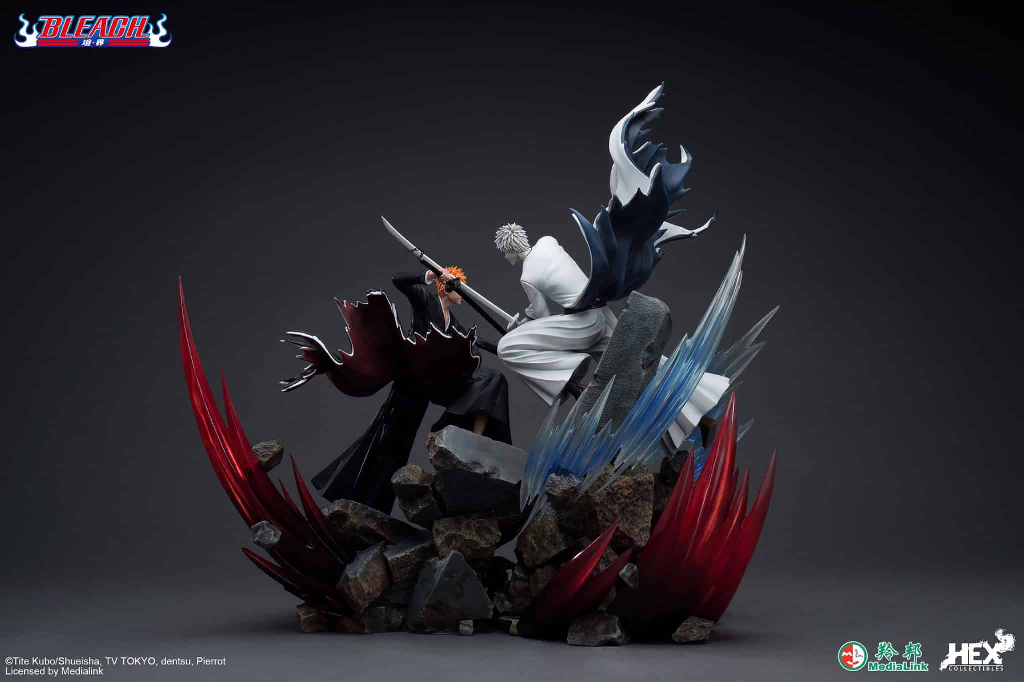 HEX Collectibles Ichigo Kurosaki VS Hollow Ichigo Statue Diorama Bleach ...