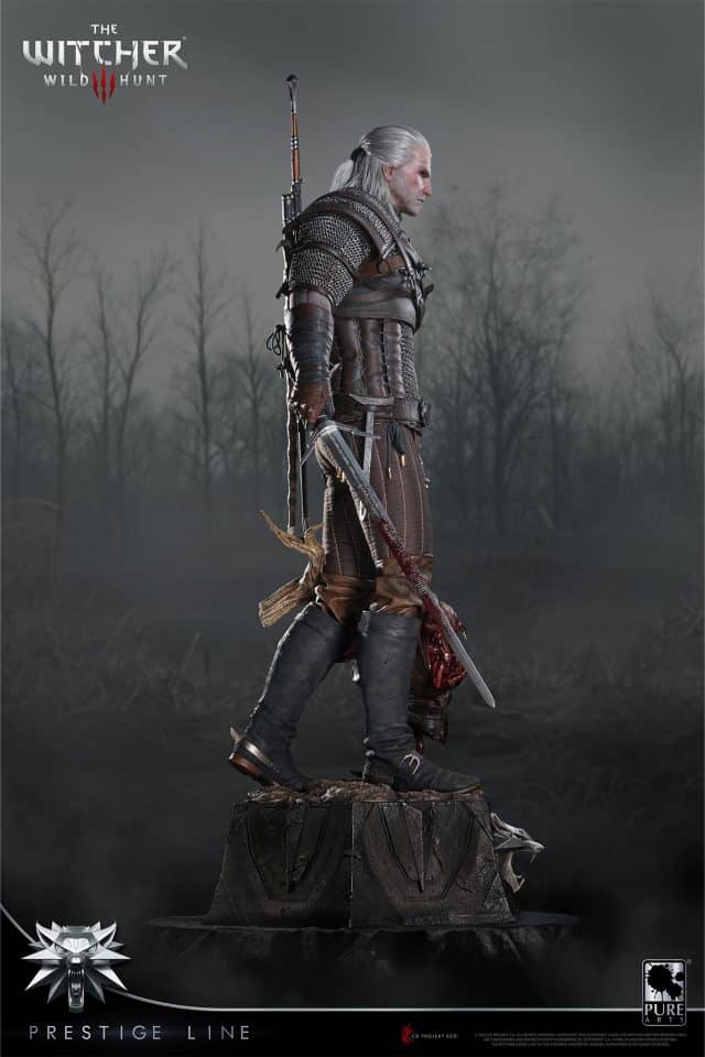 PureArts Geralt Of Rivia Statue 1/2 Scale Prestige Line Witcher Collectible - Comic Concepts