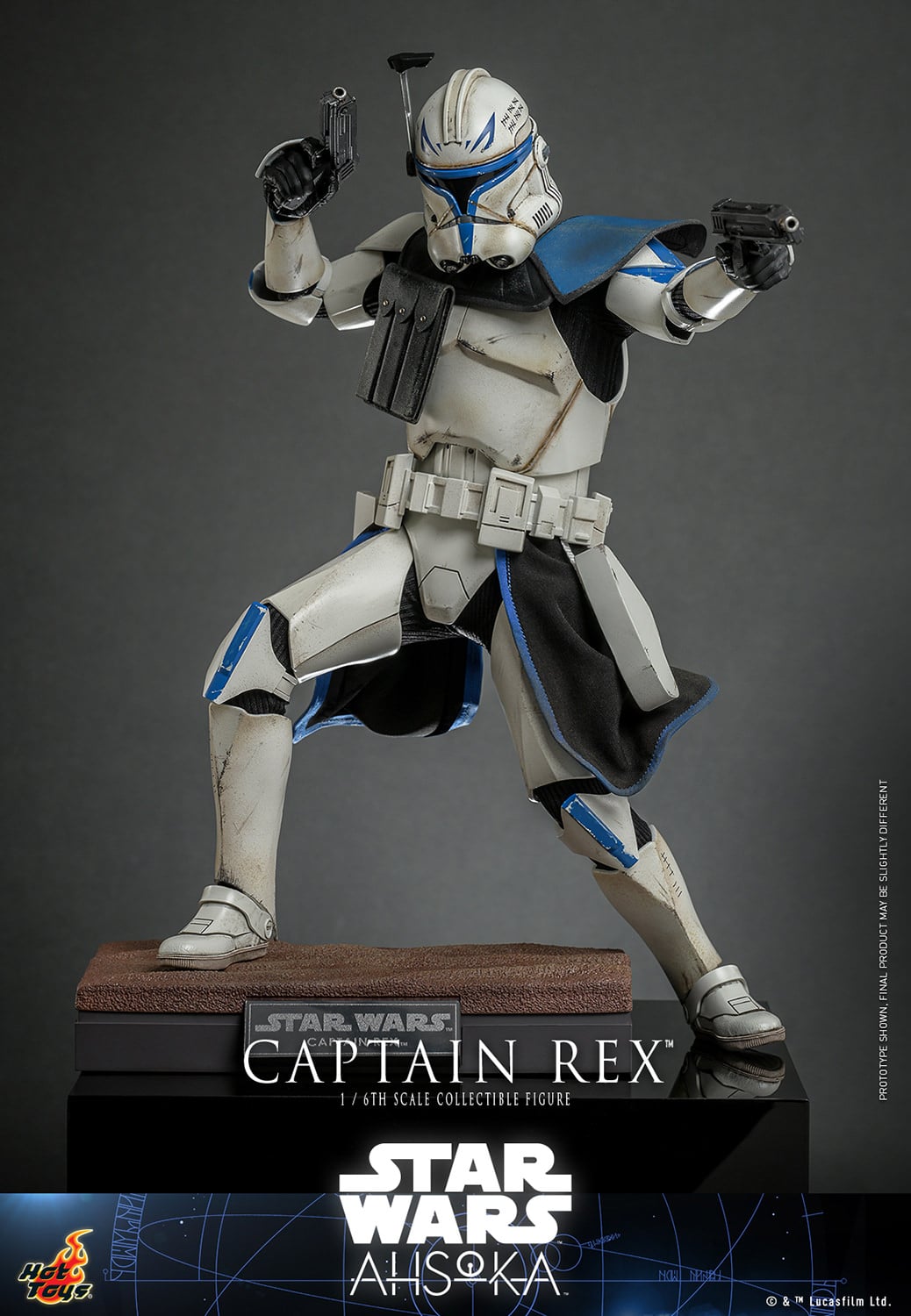 Hot Toys Captain Rex Sixth Scale Figure Ahsoka Star Wars 1/6 Limited ...