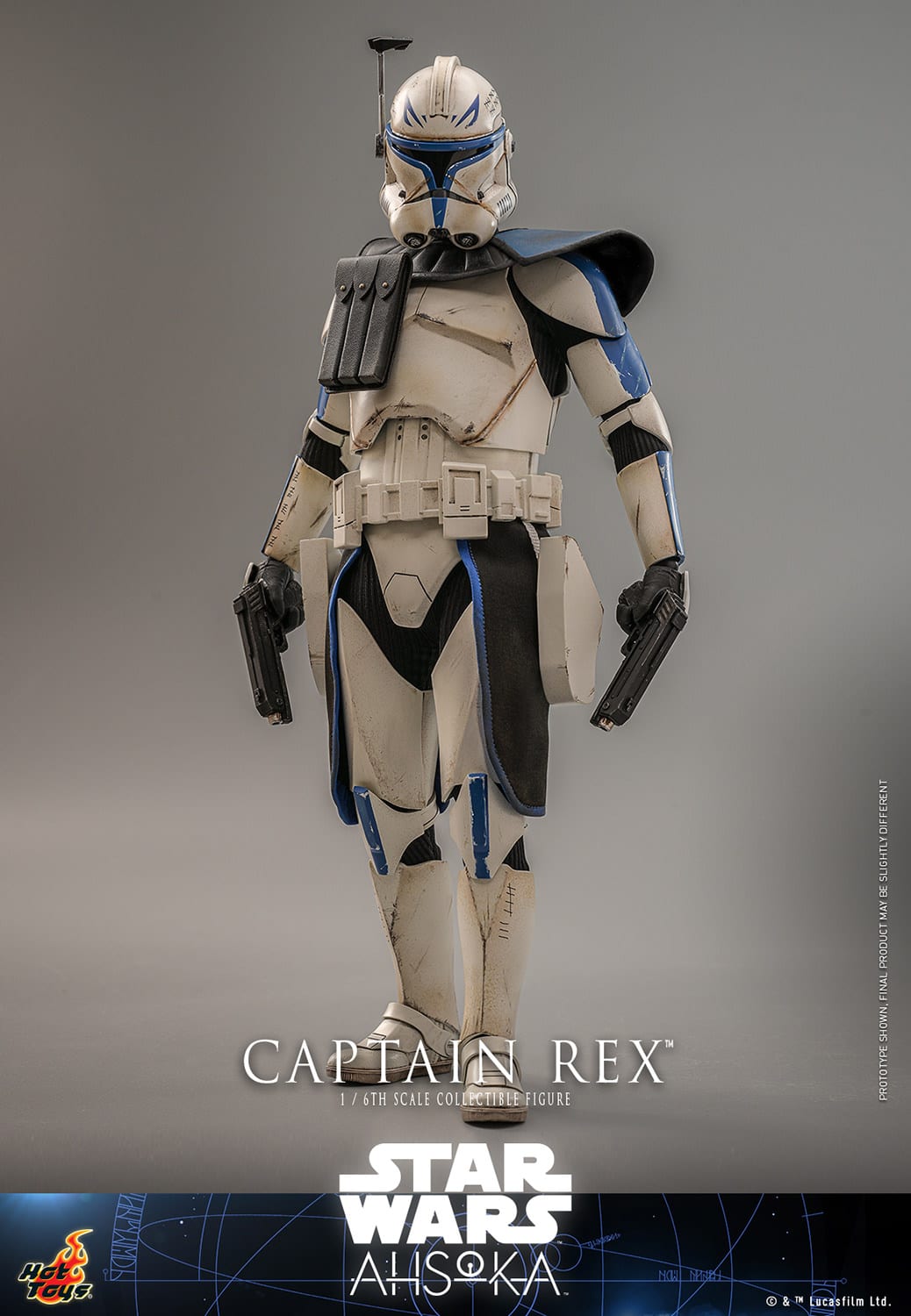 Hot Toys Captain Rex Sixth Scale Figure Ahsoka Star Wars 1/6 Limited ...