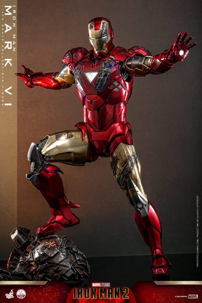 Hot Toys Iron Man Mark VI Quarter Scale Figure Marvel 1/4 Scale Limited ...