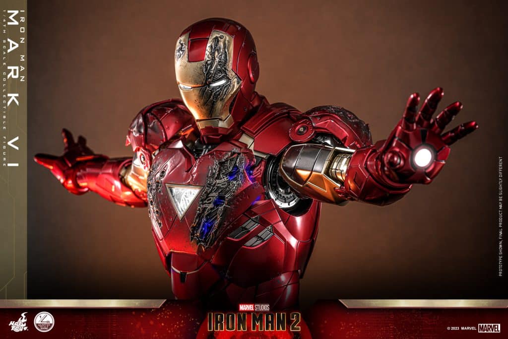 Hot Toys Iron Man Mark VI Quarter Scale Figure Marvel 1/4 Scale Limited ...