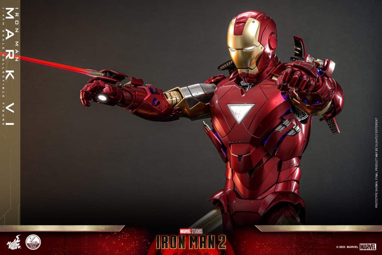 Hot Toys Iron Man Mark VI Quarter Scale Figure Marvel 1/4 Scale Limited ...