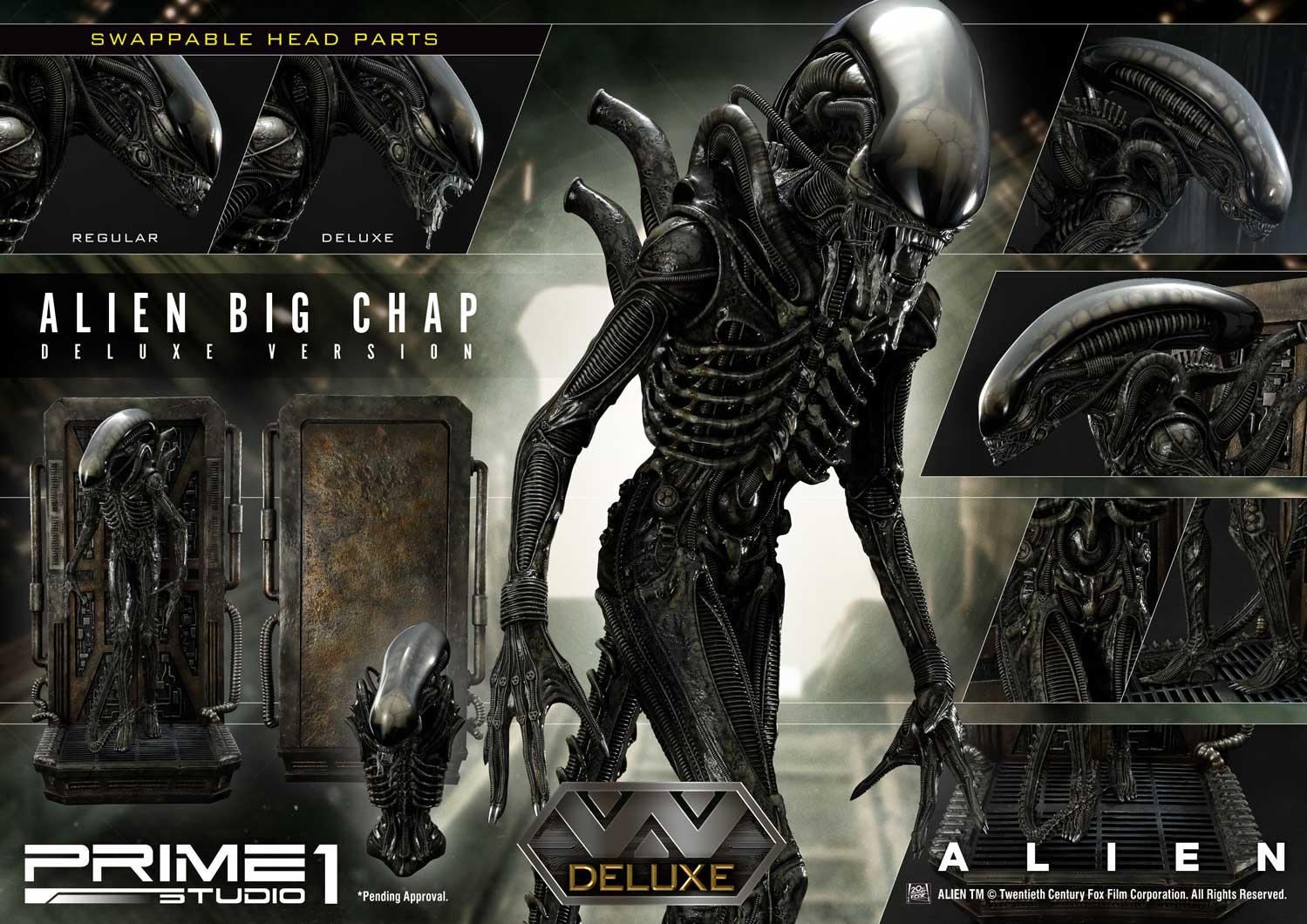 Prime 1 Studio Alien Big Chap Deluxe Edition Original Statue - Comic ...