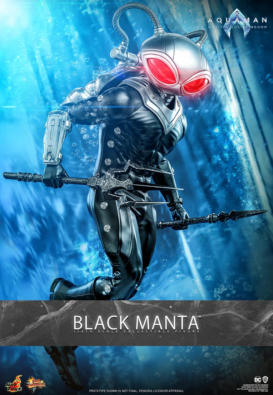 Hot Toys Black Manta Sixth Scale Figure Aquamam 1:6 Limited Collectible ...
