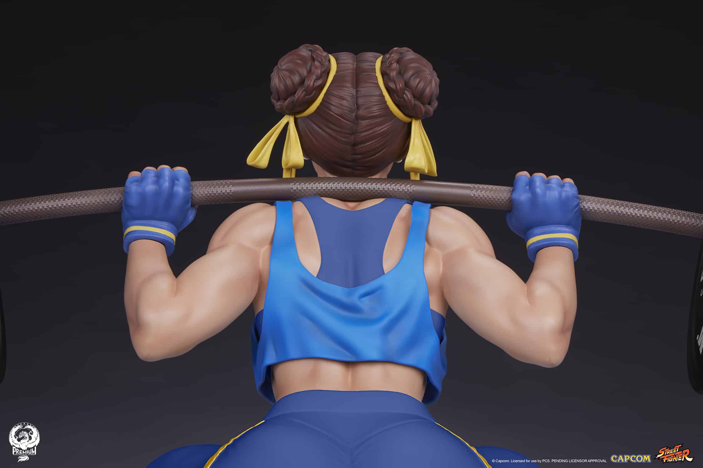 PCS Chun-Li Powerlifting Statue Alpha Edition Limited Street Fighter ...