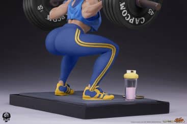 PCS Chun-Li Powerlifting Statue Alpha Edition Limited Street Fighter ...
