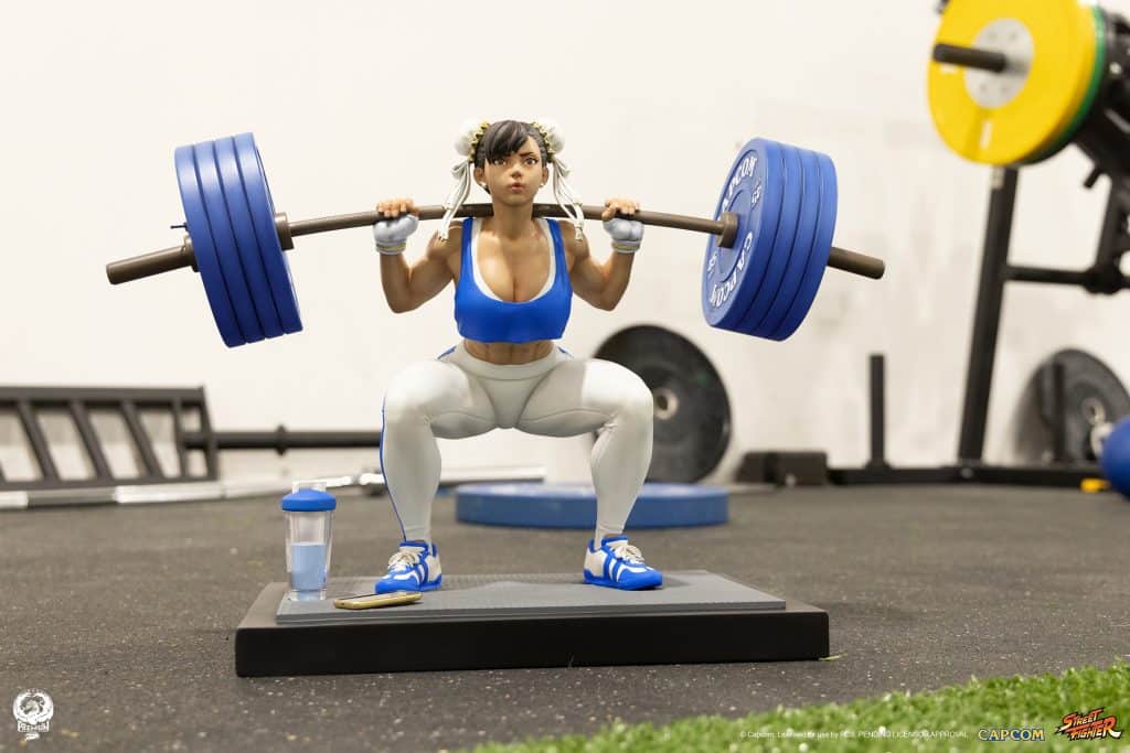 PCS Chun-Li Powerlifting Statue Street Fighter Limited Collectible ...