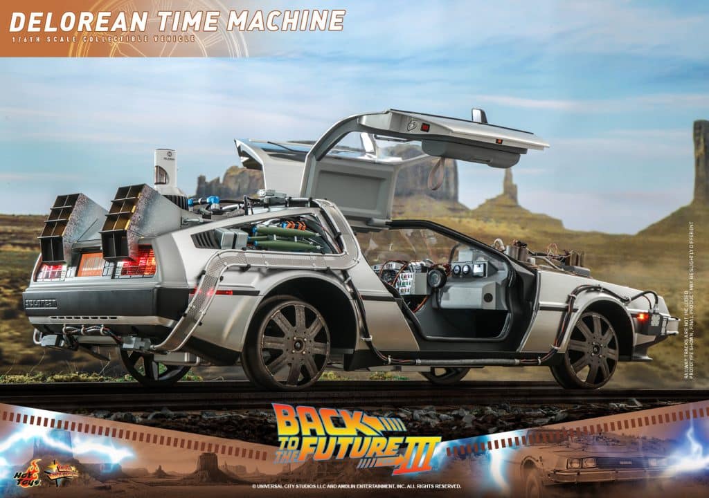 Hot Toys DeLorean Time Machine Sixth Scale Figure Back To The Future ...