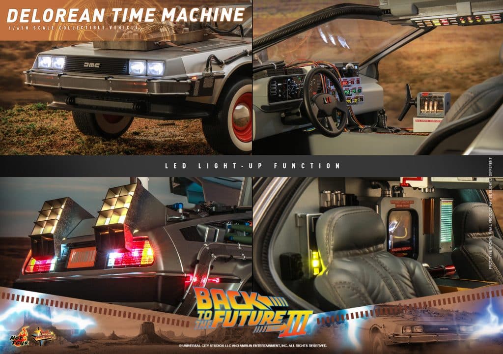 Hot Toys DeLorean Time Machine Sixth Scale Figure Back To The Future ...