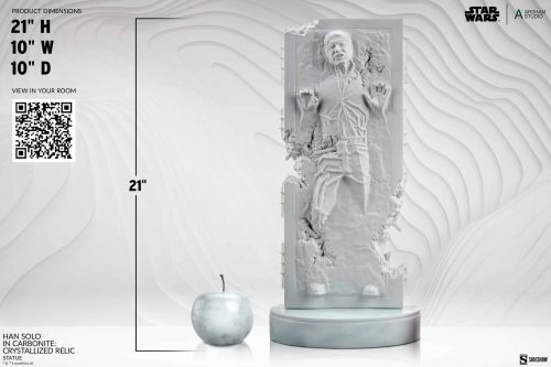Sideshow Collectibles Daniel Arsham Han Solo In Carbonite Crystallized ...