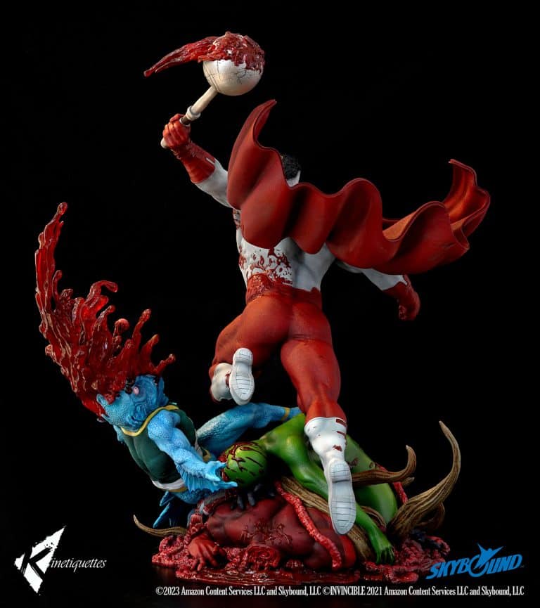 Kinetiquettes Omni-Man: The Ambush Statue Invincible Limited ...