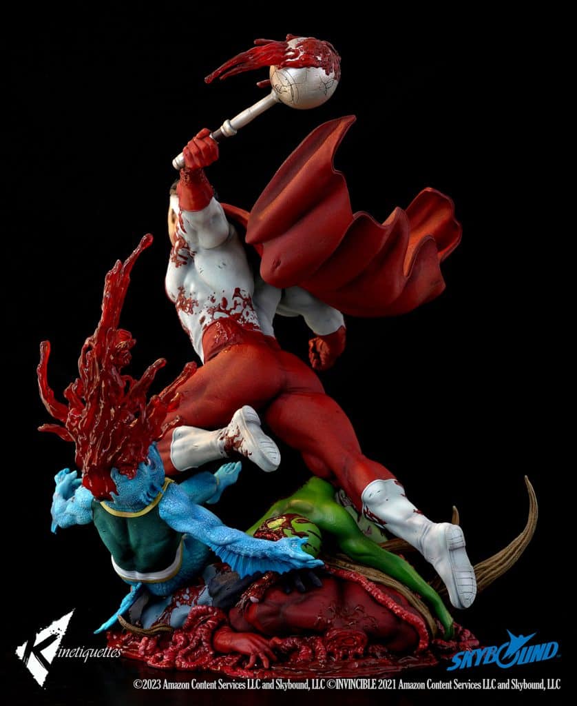 Kinetiquettes Omni-Man: The Ambush Statue Invincible Limited ...