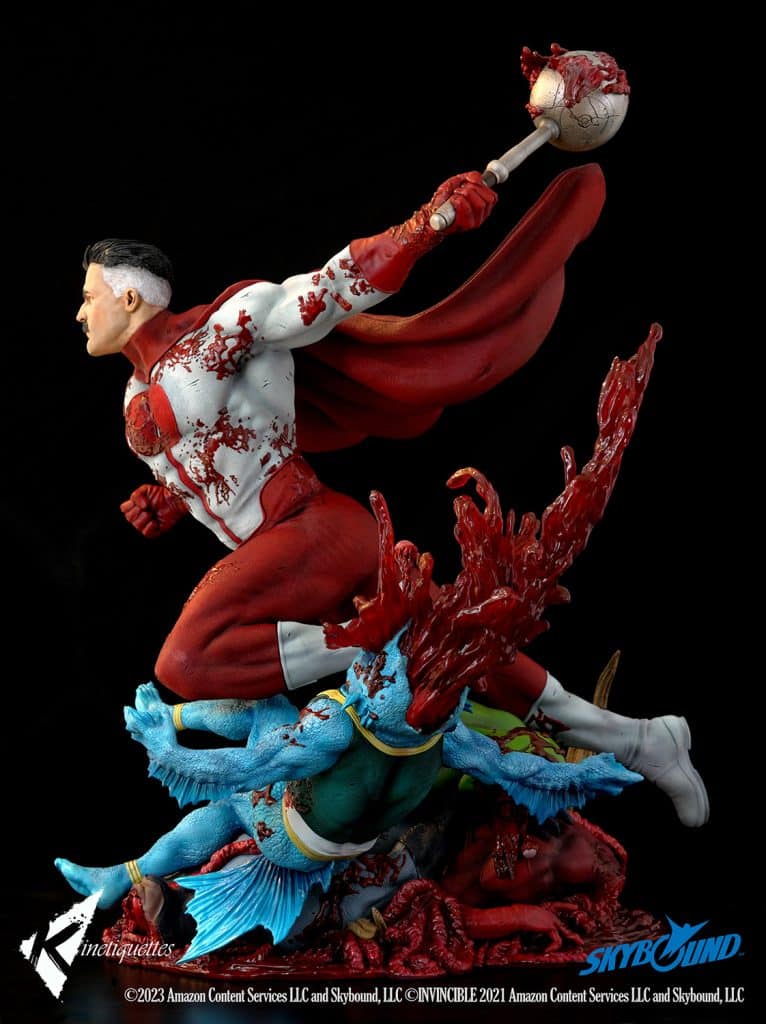 Kinetiquettes Omni-Man: The Ambush Statue Invincible Limited ...