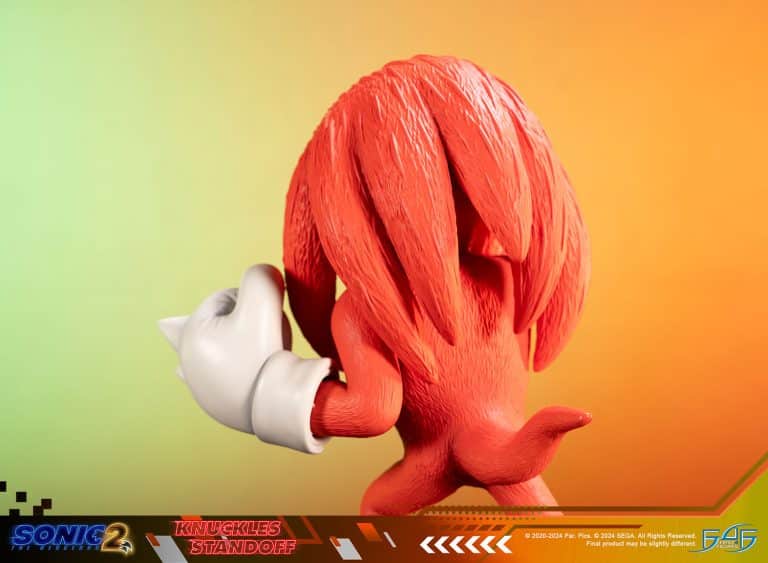 First 4 Figures Knuckles Standoff Statue Sonic The Hedgehog Movie ...