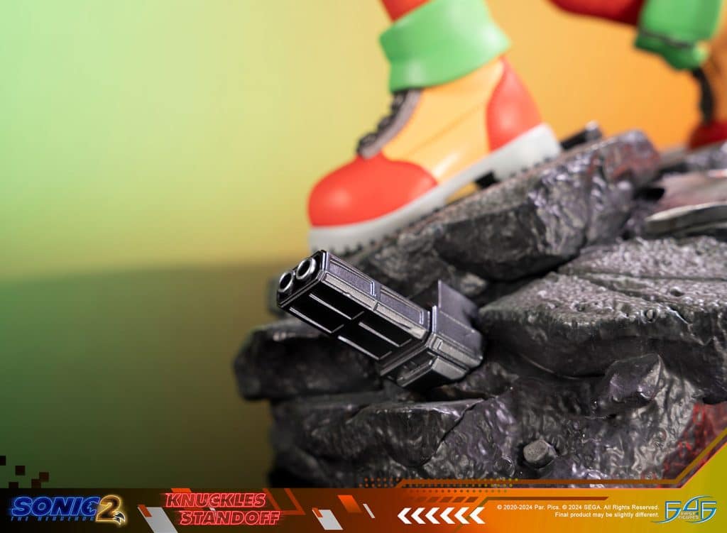 First 4 Figures Knuckles Standoff Statue Sonic The Hedgehog Movie ...