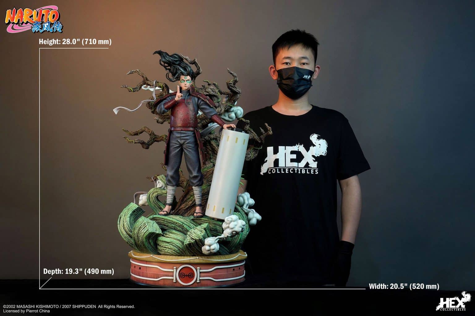 HEX Collectibles Senju Hashirama Statue Naruto Shippuden Limited ...