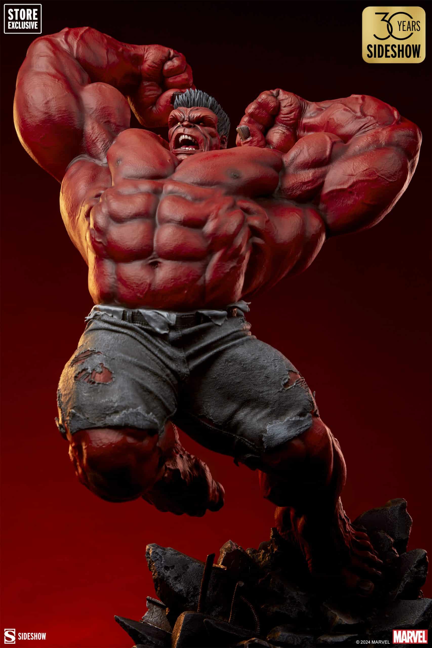 Sideshow Collectibles Red Hulk Thunderbolt Ross Premium Format Figure ...