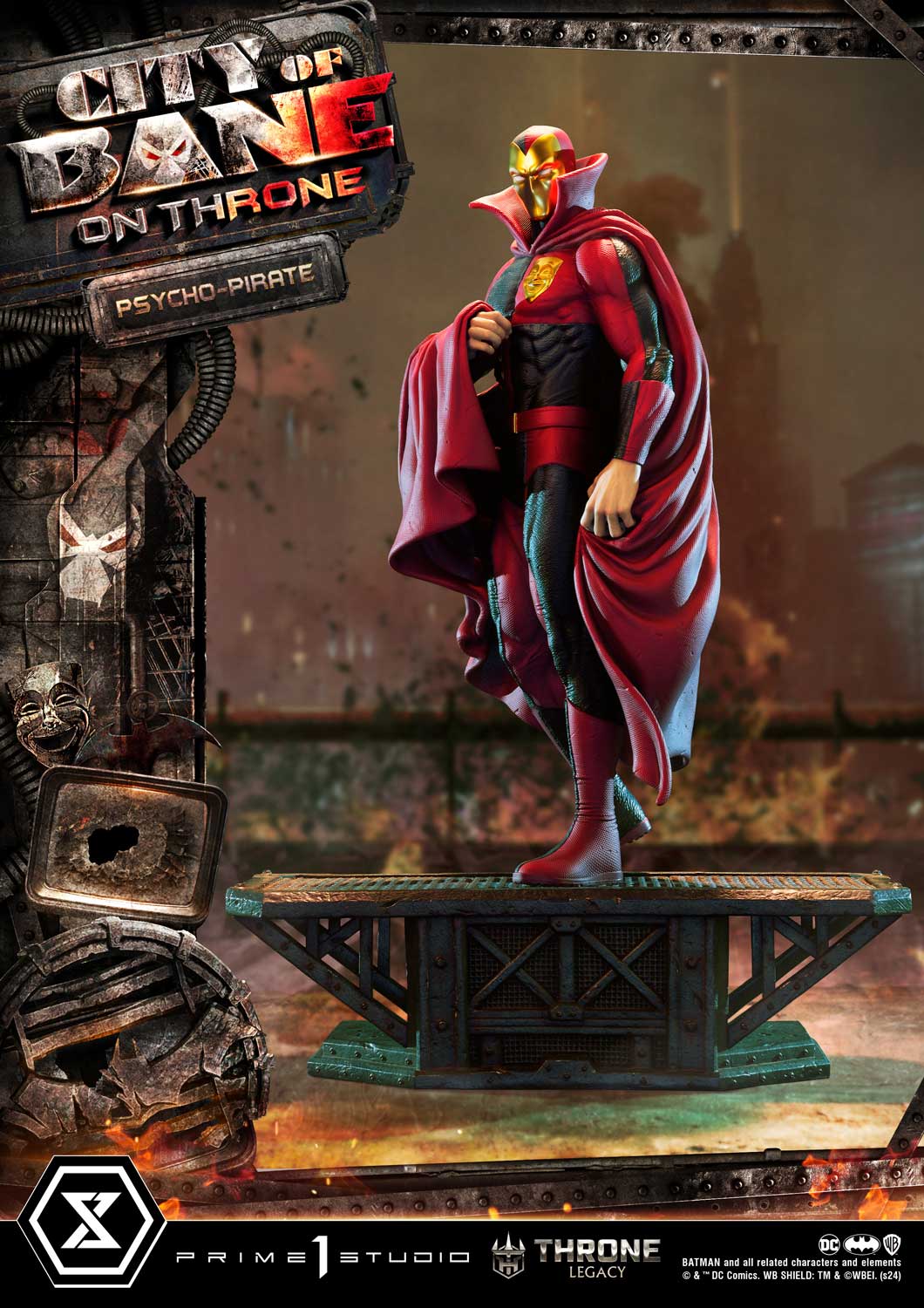 Prime 1 Studio Psycho-Pirate Statue City Of Bane Limited Collectible ...