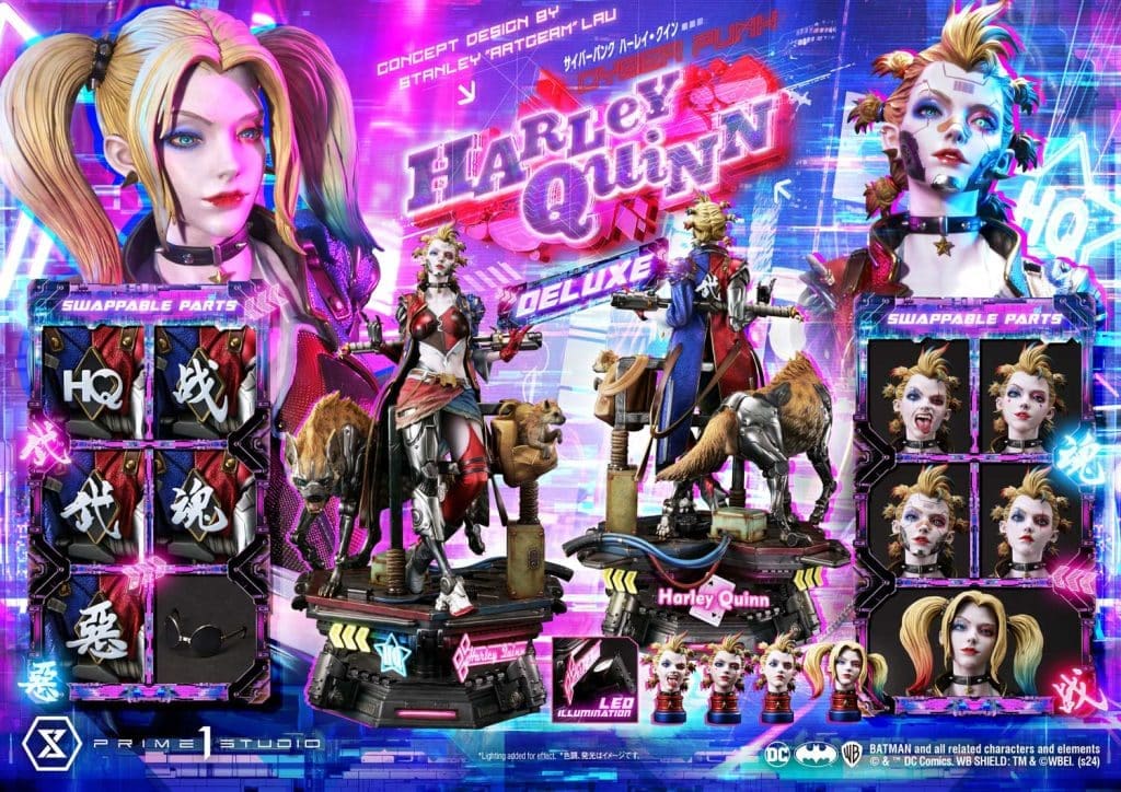 Prime 1 Studio Cyberpunk Harley Quinn Statues Ultimate Premium ...