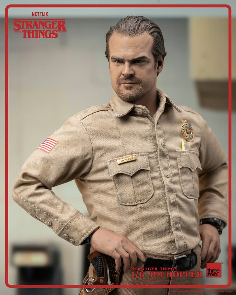 ThreeZero Jim Hopper Sixth Scale Figure Season 1 Stranger Things ...