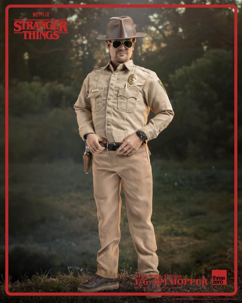 ThreeZero Jim Hopper Sixth Scale Figure Season 1 Stranger Things ...