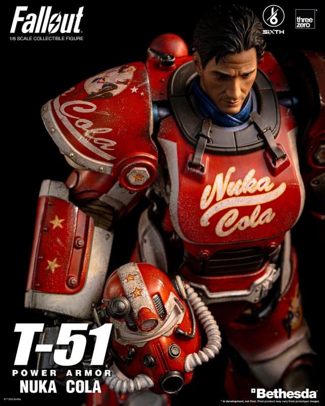 ThreeZero T-51 Nuka Cola Power Armor Sixth Scale Figure Fallout Limited ...