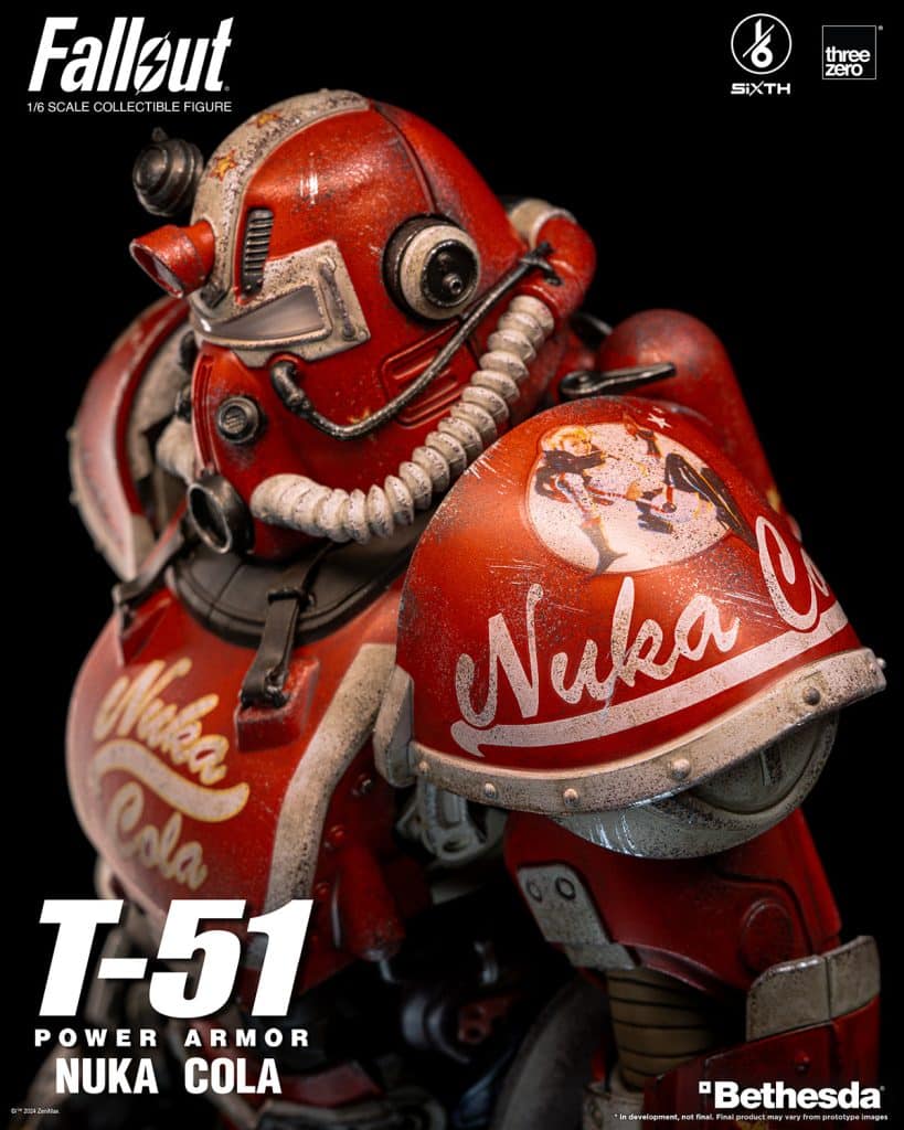 ThreeZero T-51 Nuka Cola Power Armor Sixth Scale Figure Fallout Limited ...