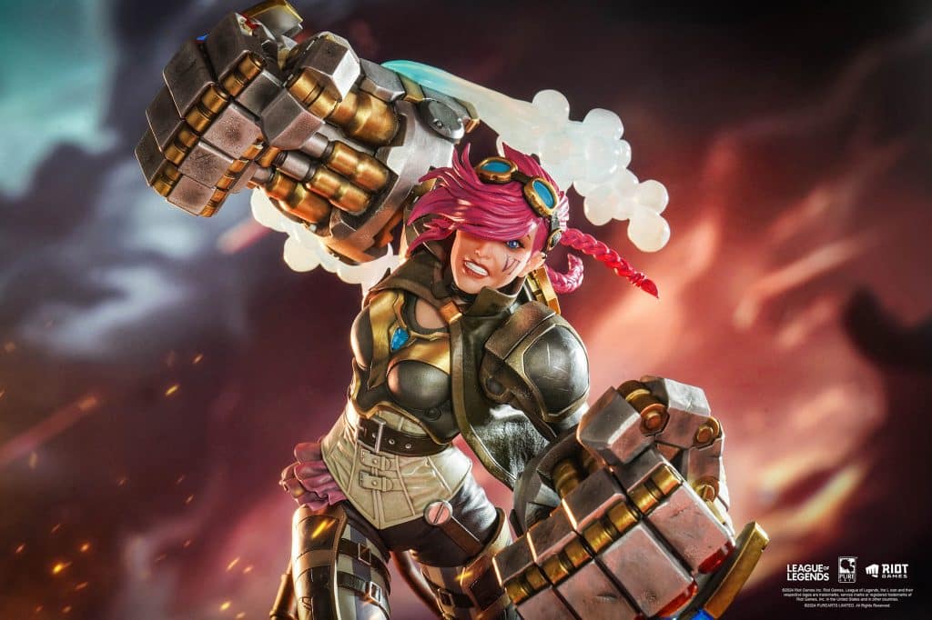 PureArts Vi and Jinx Statue Diorama Limited Arcane Collectible - Comic ...