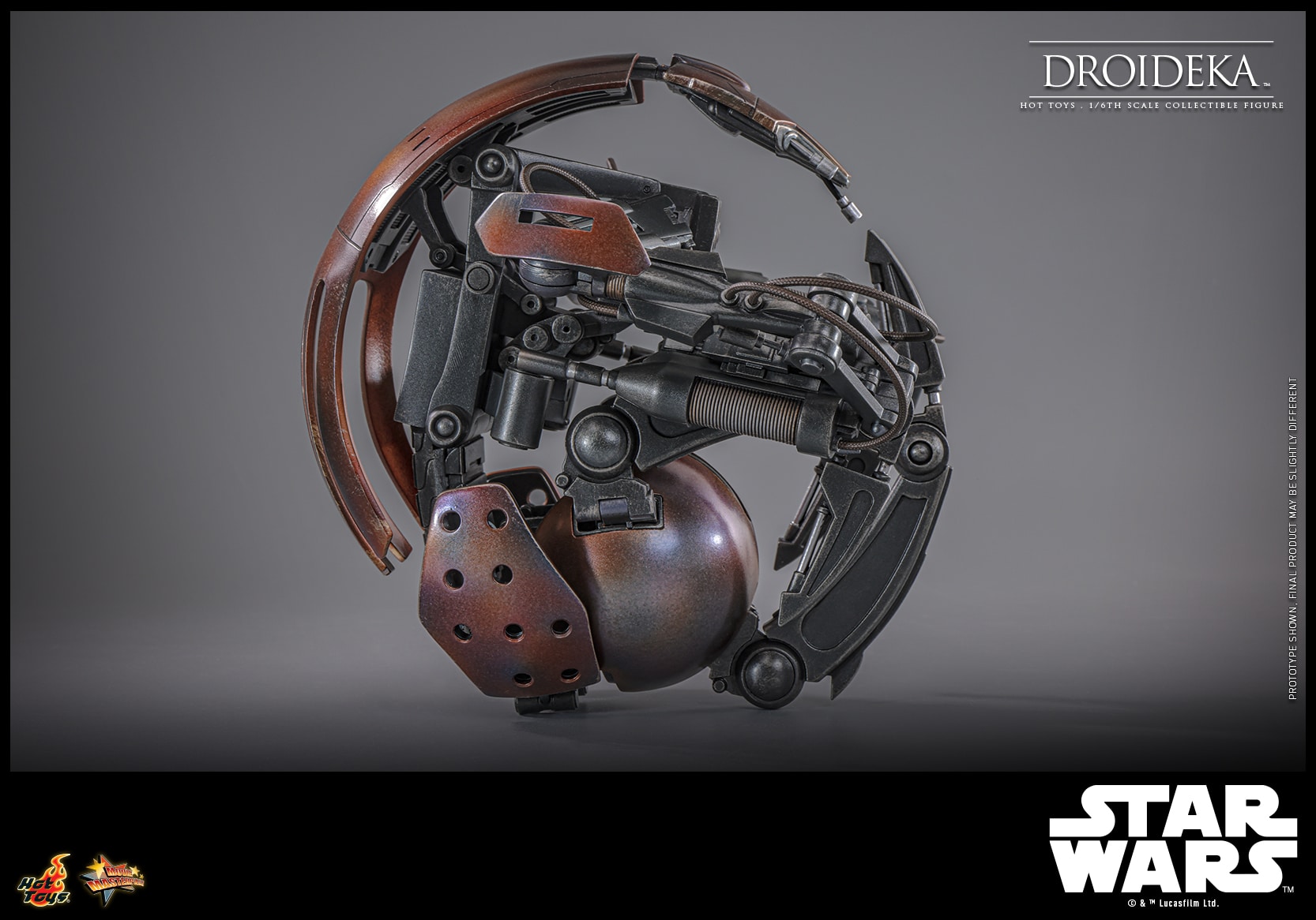 Hot Toys Droideka Sixth Scale Figure Limited Star Wars Collectible ...