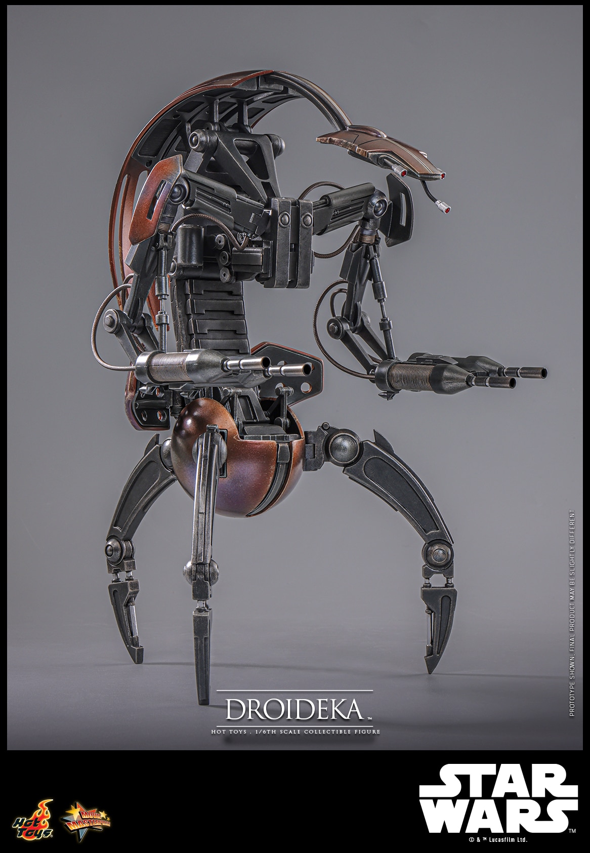 Hot Toys Droideka Sixth Scale Figure Limited Star Wars Collectible ...