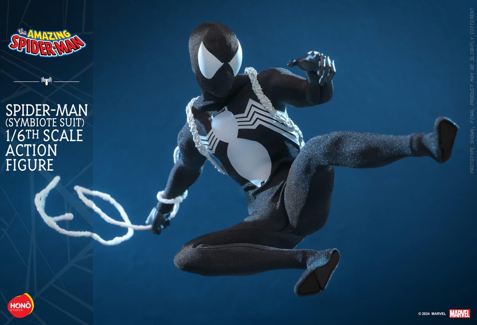 Hono Studio Spider-Man Symbiote Suit Sixth Scale Figure Limited 1:6 ...