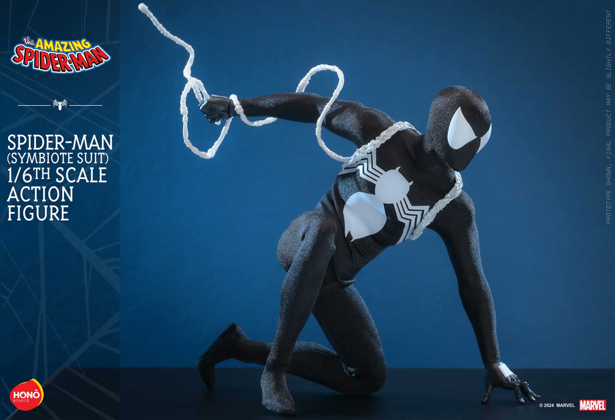 Hono Studio Spider-Man Symbiote Suit Sixth Scale Figure Limited 1:6 ...